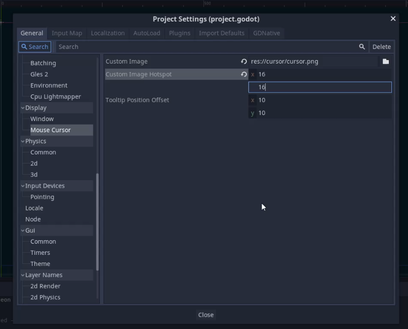 Bite Sized Godot Custom Cursors The Shaggy Dev